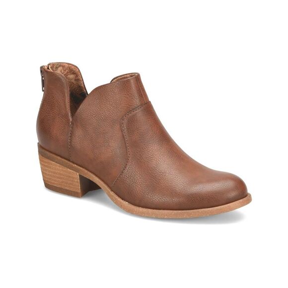 boc | Shoes | Boc Womens Brown Side Cut Outs Lucy Round Toe Stacked ...